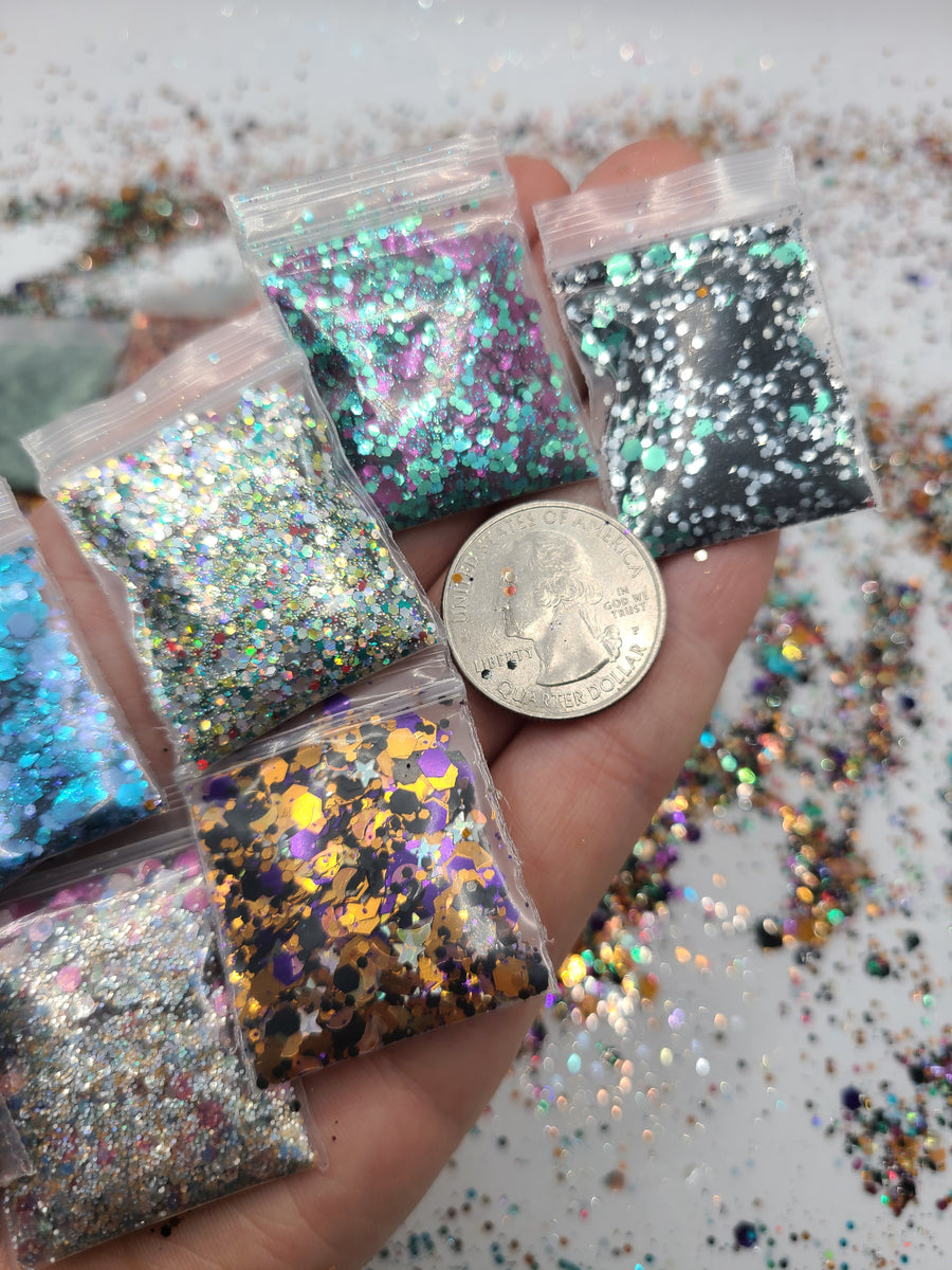 Biodegradable Glitter- Sample Packs – Wise Child Botanicals